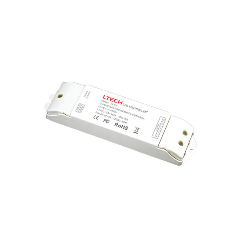 RGB Controller T4-CV Wireless Driver Works with Remote Control