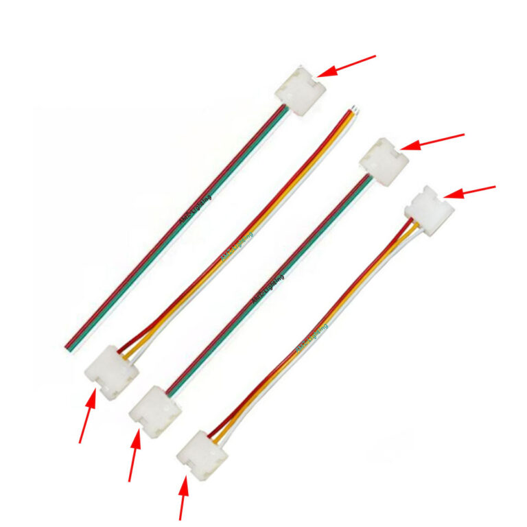 Single Dual End Led Strip Solderless Cover 3 Pin Connector