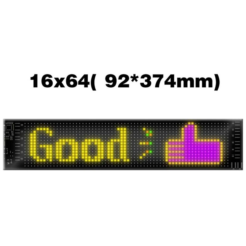 LED Matrix Panel DC5V Pixel RGB Flexible Display Screen